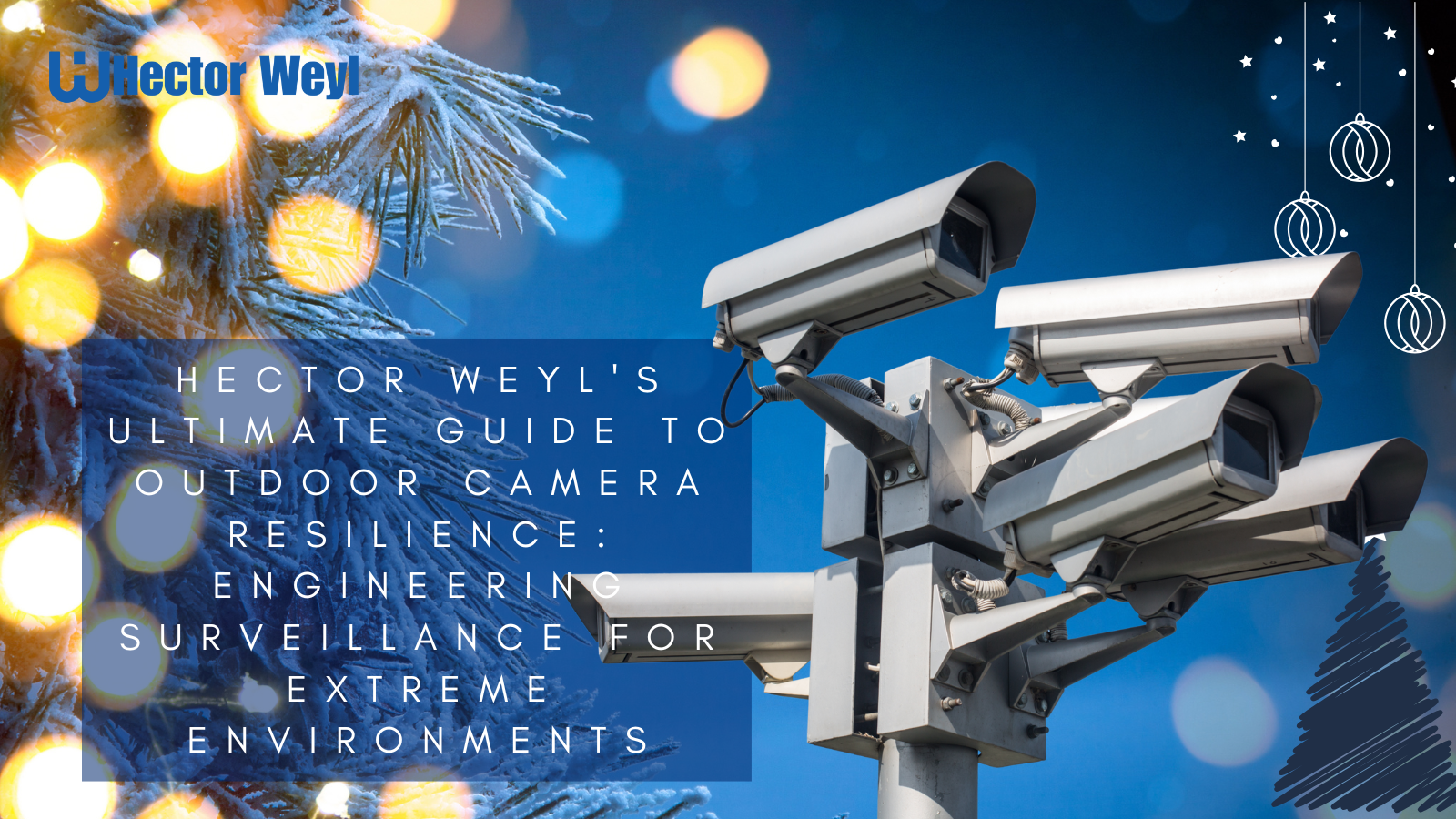 Hector Weyl Outdoor Cameras: Extreme Weather IP67 & -40°F Survival ...